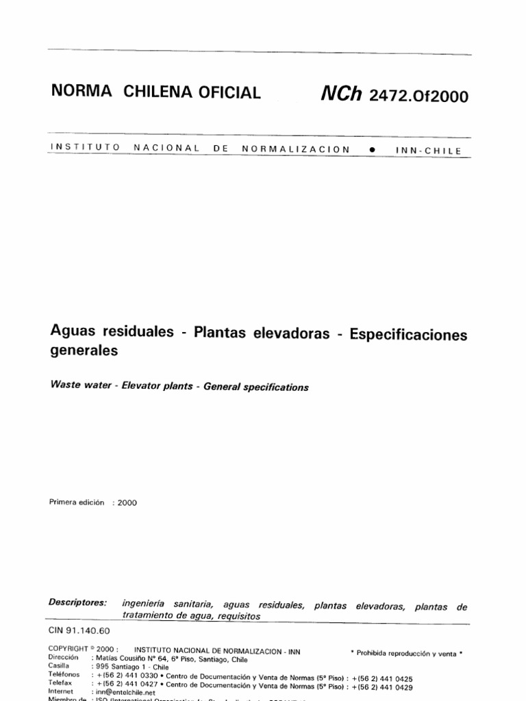 NCH 2472 | PDF