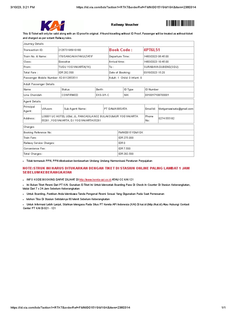 KA SANCAKA FAKULTATIF YK-SGU 14 MAR An LINA CHORIDAH | PDF