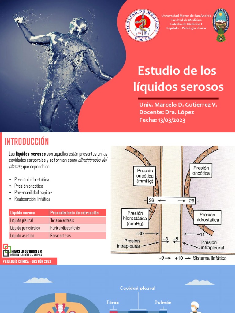 Estudio de Líquidos Serosos y Derrames | PDF | Medicina | Causas de la ...
