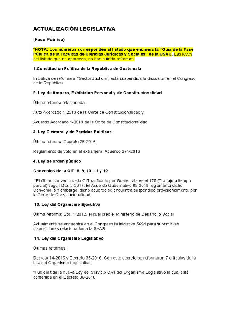 Legislación Actualizada Fase Pública y Privada | PDF | Justicia | Crimen y violencia