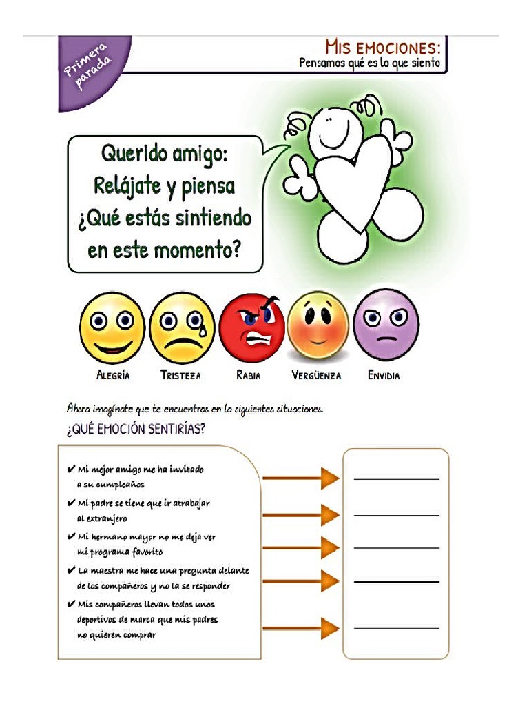 Ficha Soporte Socioemocional | PDF