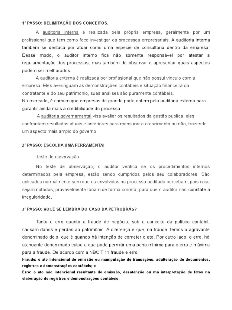 Acqa Auditoria Contabil | PDF | Contabilidade | Business