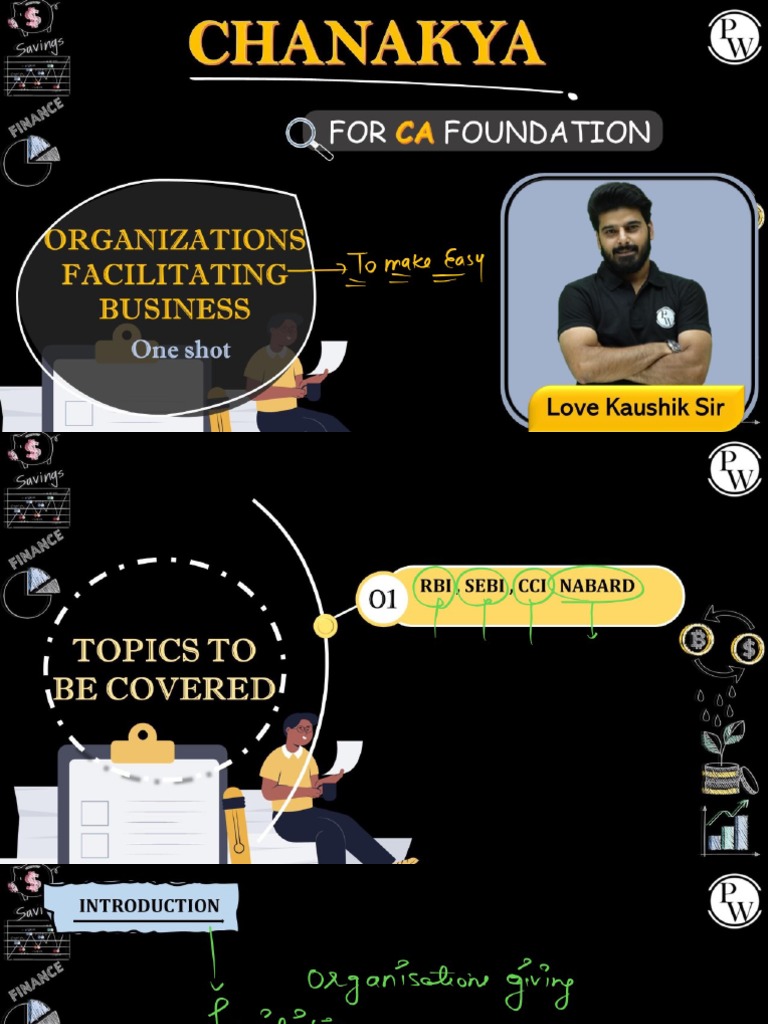 Organization Facilitating Business - Class Notes - Chanakya | PDF Organization Facilitating Business - Class Notes - Chanakya | PDF