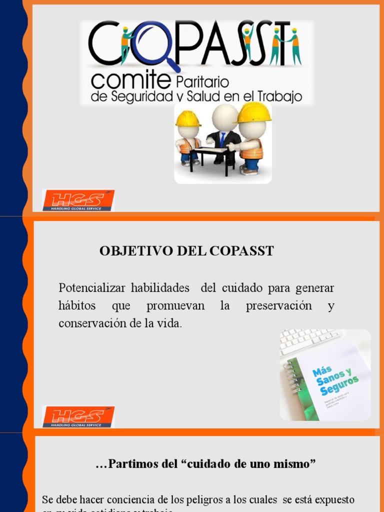 Funciones y Objetivos del COPASST | PDF | Seguridad y salud ocupacional