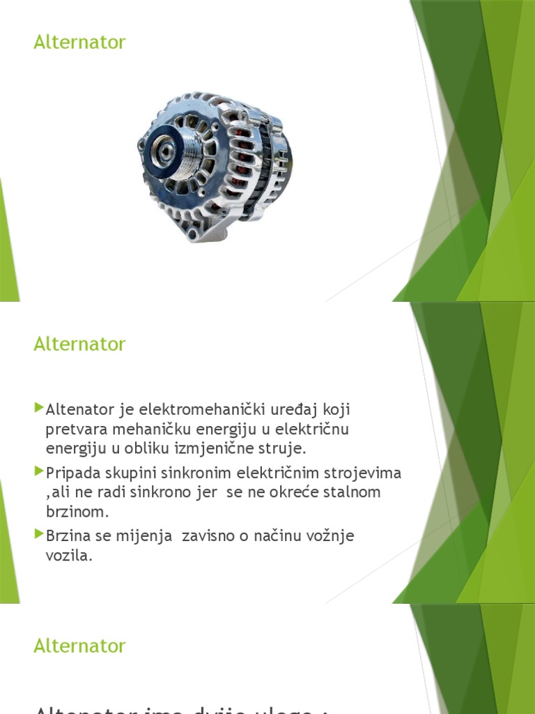 Alternator | PDF
