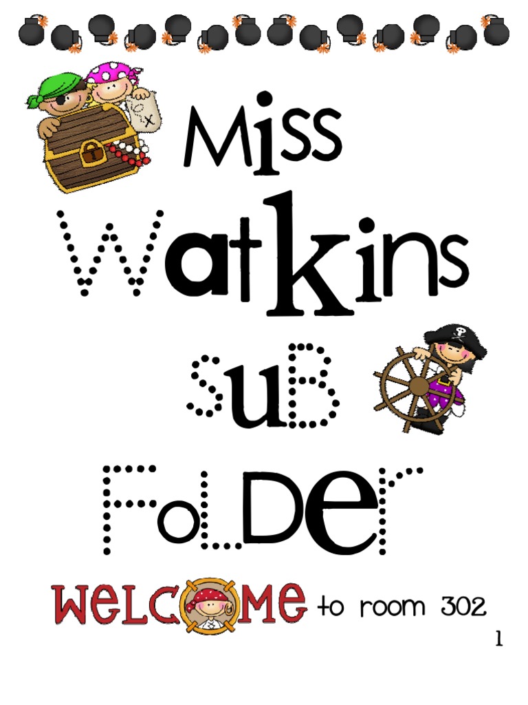 Sub Folder | PDF | Classroom Management | Classroom