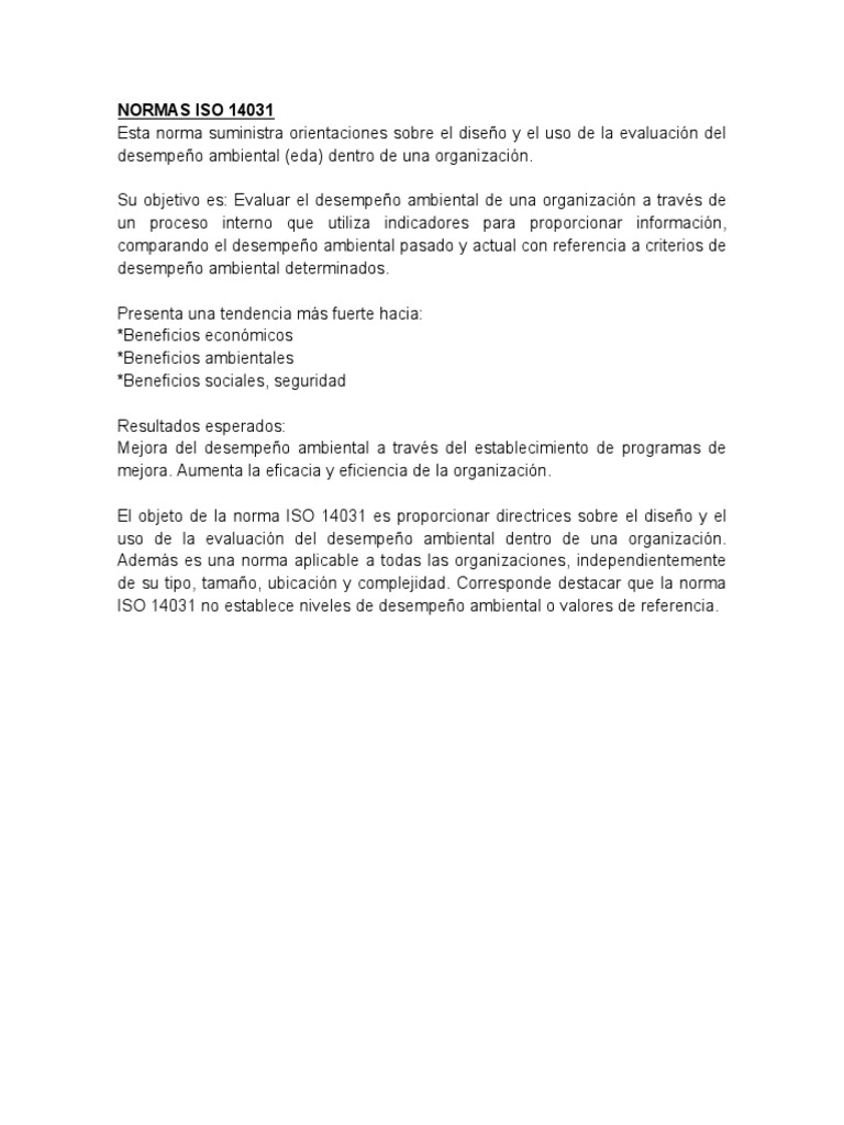 Iso 14031 Tamara Martinez | PDF