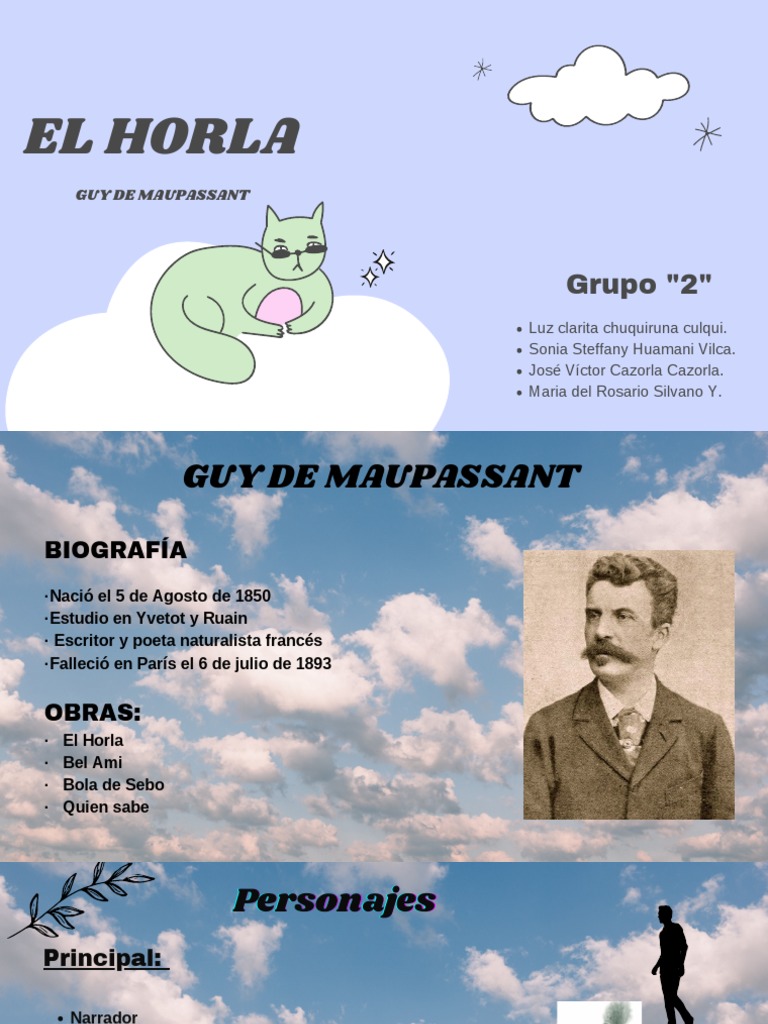 El HORLA | PDF | Guy De Maupassant | Narración