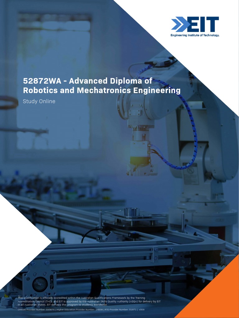 EIT Adv Dip Robotics Mechatronics Engineering DMC Brochure | PDF ...