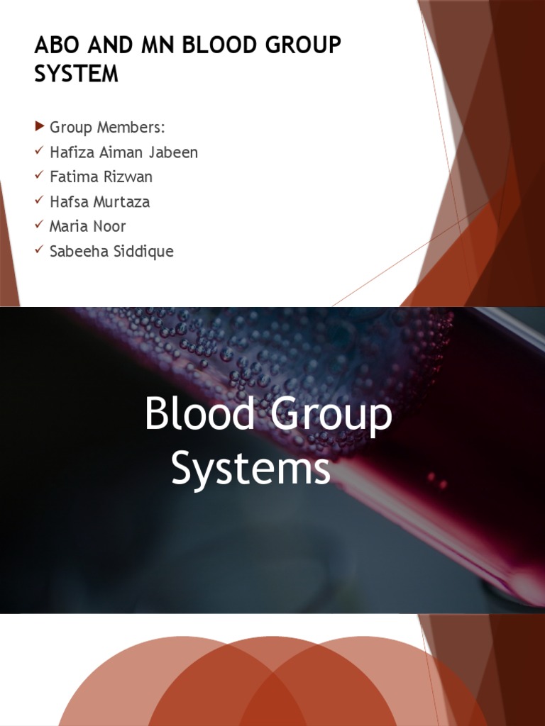 Abo and MN Blood Group System | PDF | Blood Type | Animal Anatomy