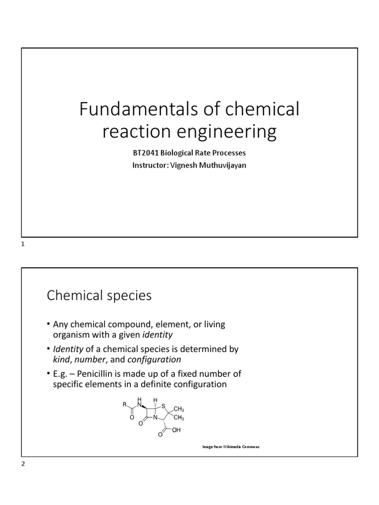 Chemical Reaction Engineering Basics | PDF | Reaction Rate | Stoichiometry