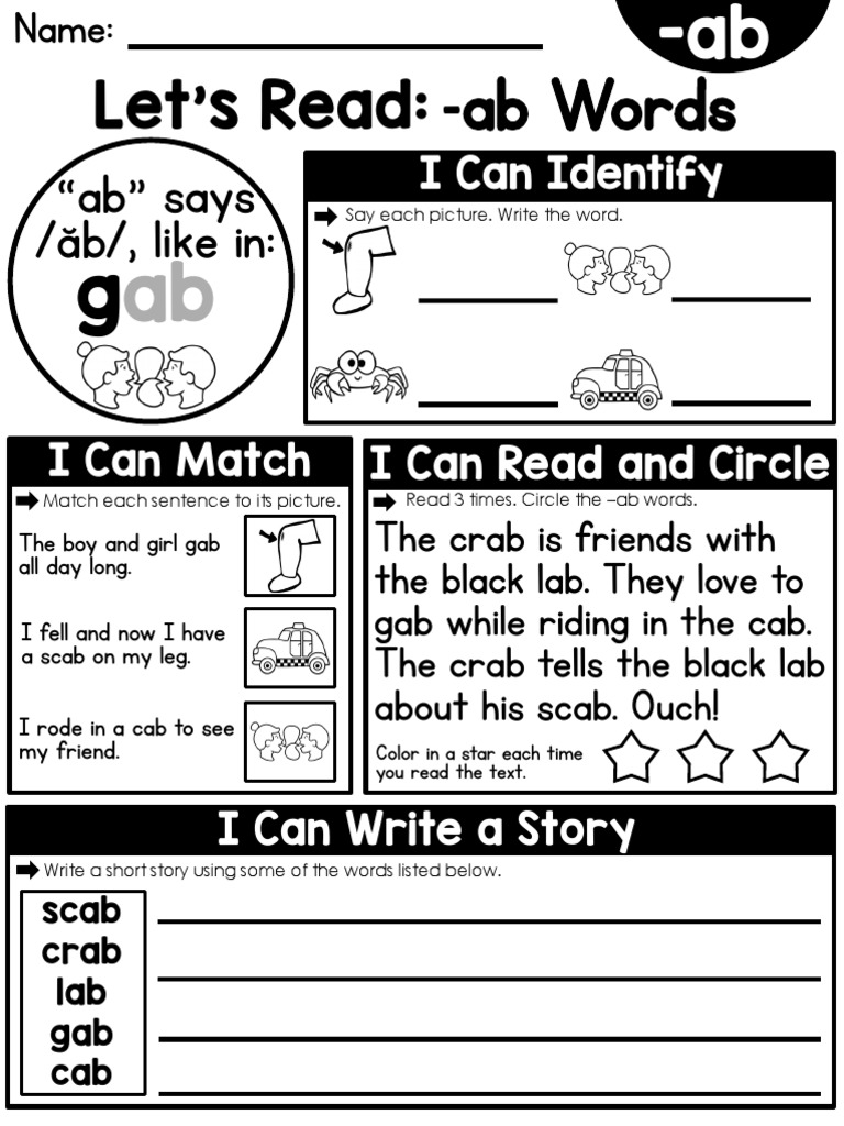 Short Vowel Word Families | PDF