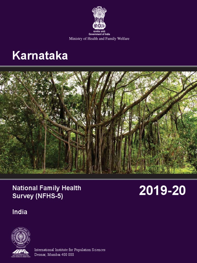 Karnataka Nfhs 5 Report Pdf Family Planning Birth Control