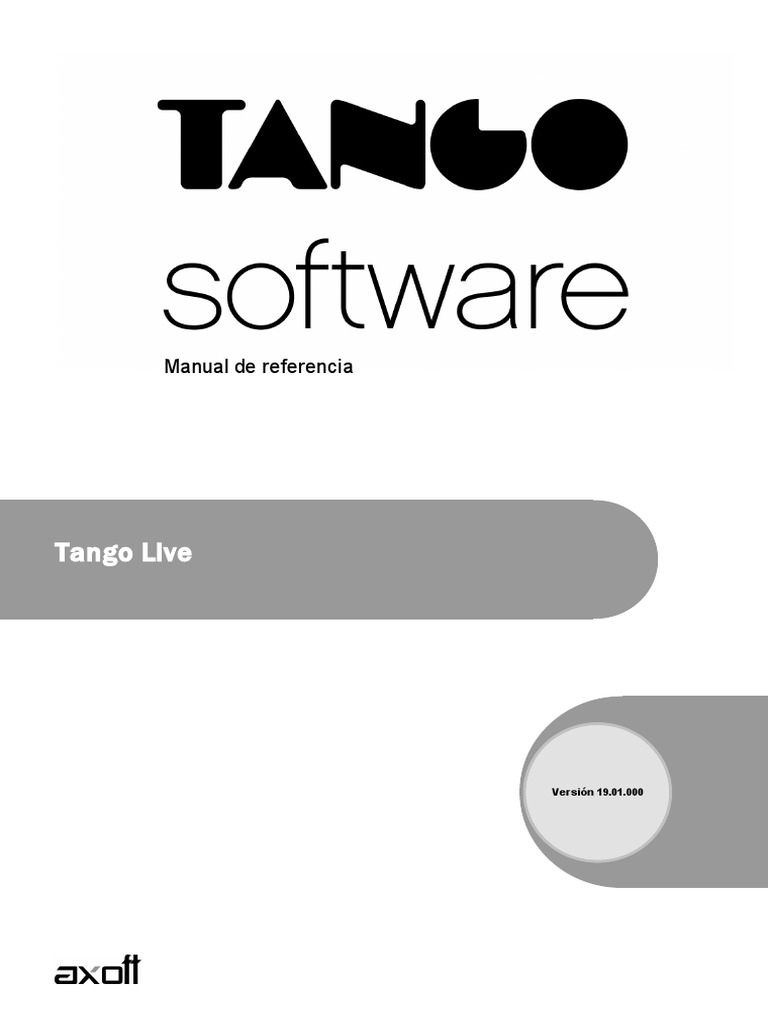 Manual de Uso de Tango Live 19.01.000 | PDF | Microsoft Office | Software