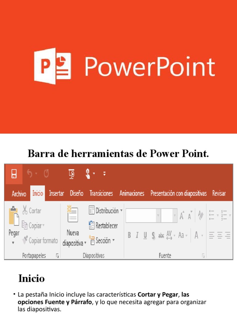 Barra de Herramientas de Power Point | PDF