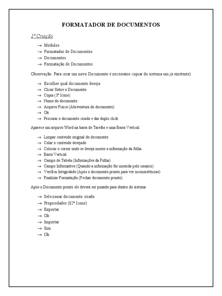 Formatação e impressão de documentos | PDF