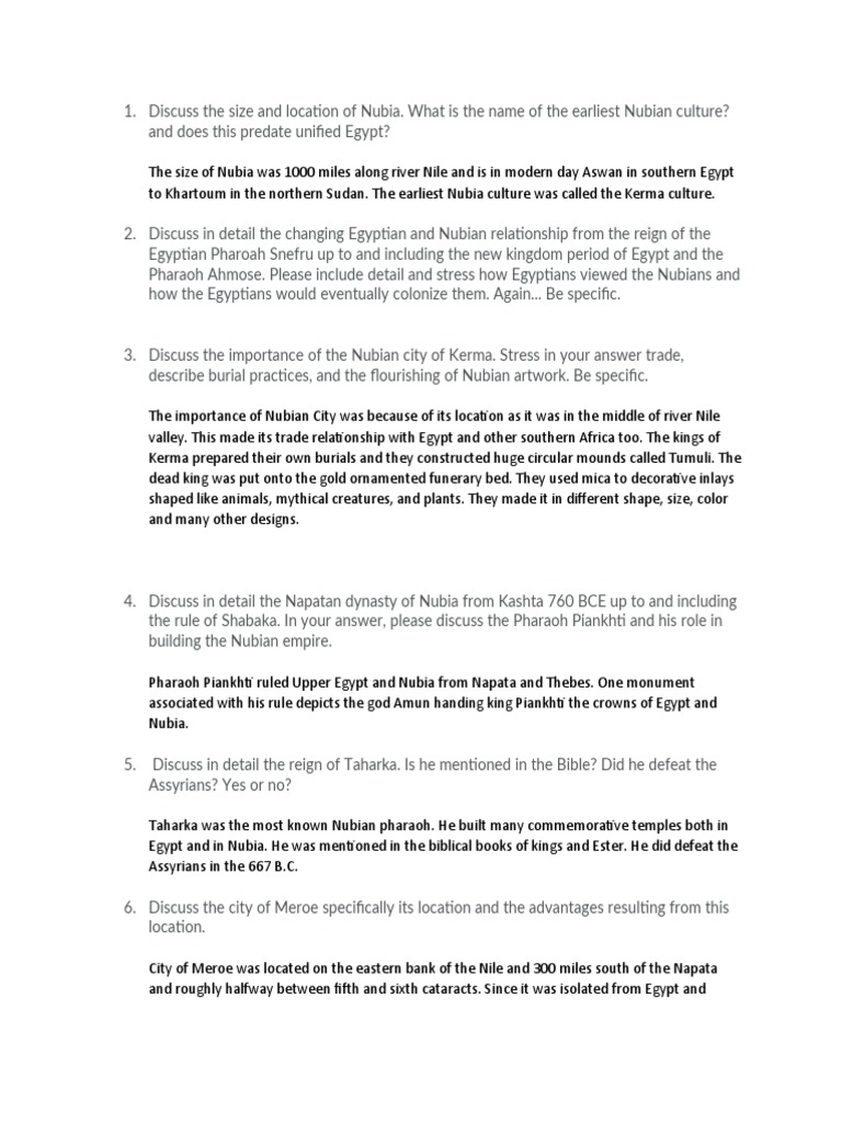 Nubia and Axum | PDF | Ancient Egypt | Ancient Africa