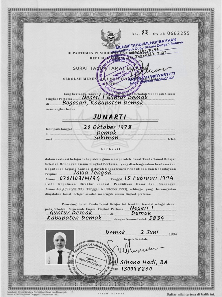 Legalisir 2015 | PDF