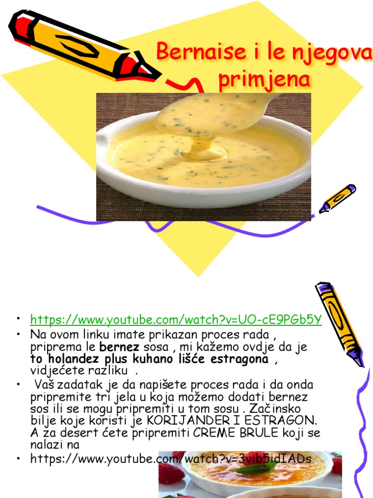 Bernaise I Le Njegova Primjena | PDF