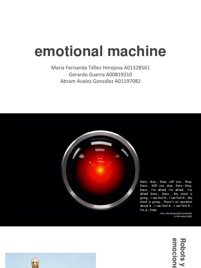 Emotional Machine | PDF | Las emociones | Robot