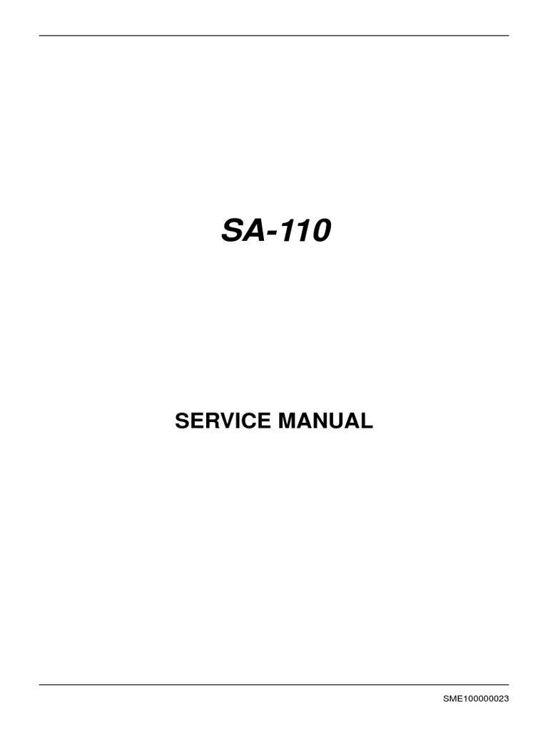 SA110 LW200xxx Serviceanleitung | PDF | Euro | Exchange Rate