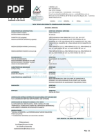 Certificado de Producto-Arandelas de Presión INDESA | PDF | Materiales