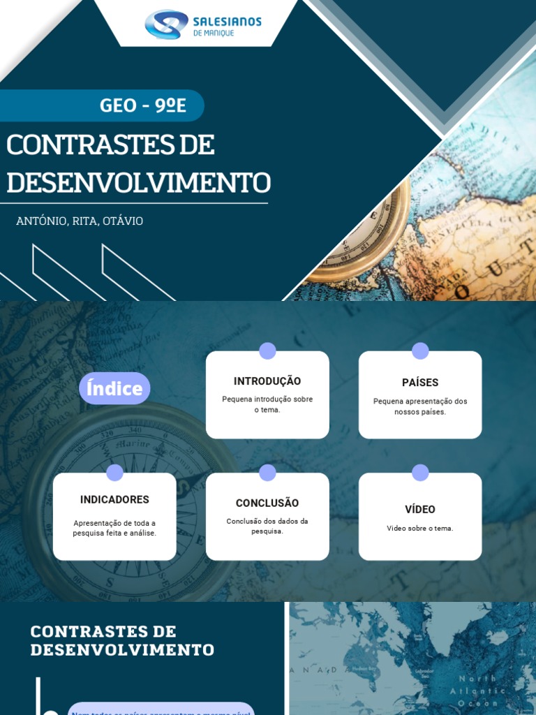 GEO - 9ºE: Contrastes de Desenvolvimento | PDF | Níger | Índice de ...