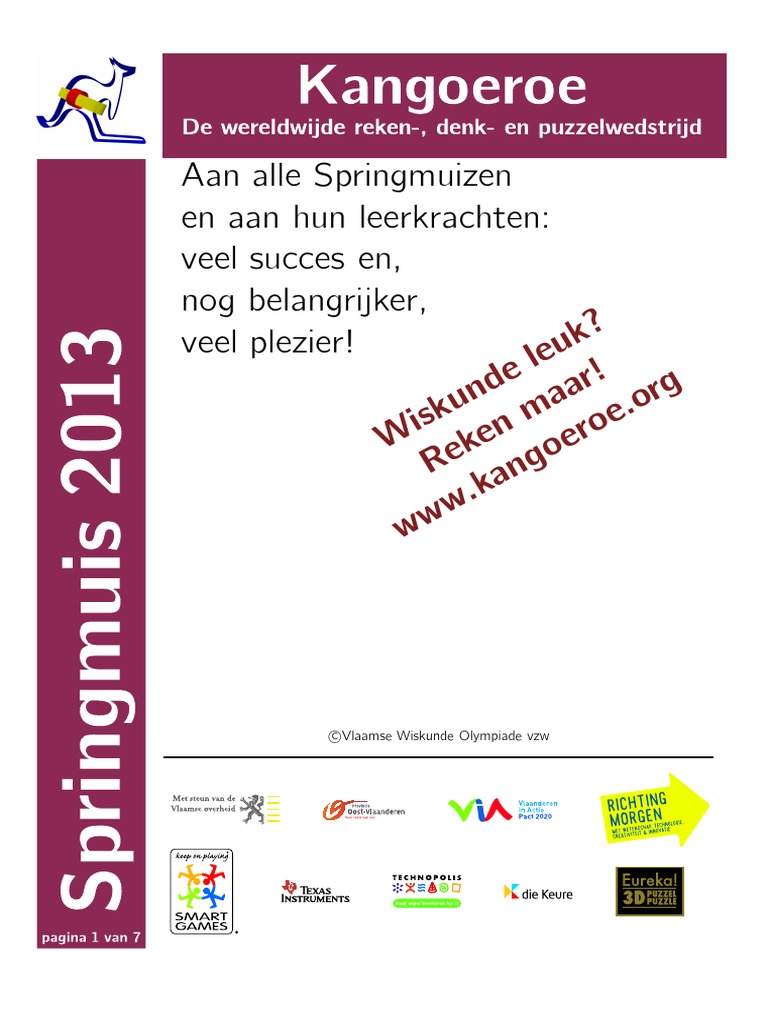 Springmuis 2013 | PDF