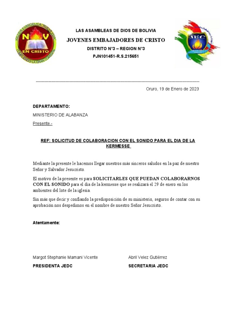Carta Jedc | PDF