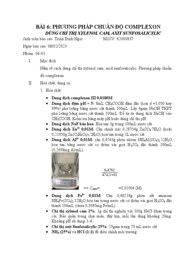 Trinhdinhngoc N06 Bai6 | PDF