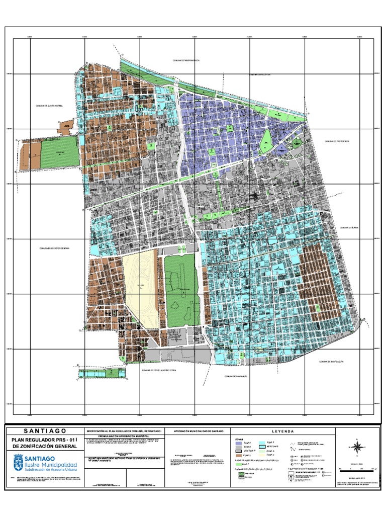 Plano PRS 01 DE ZONIFICACION GENERAL - (JUNIO 2019) | PDF