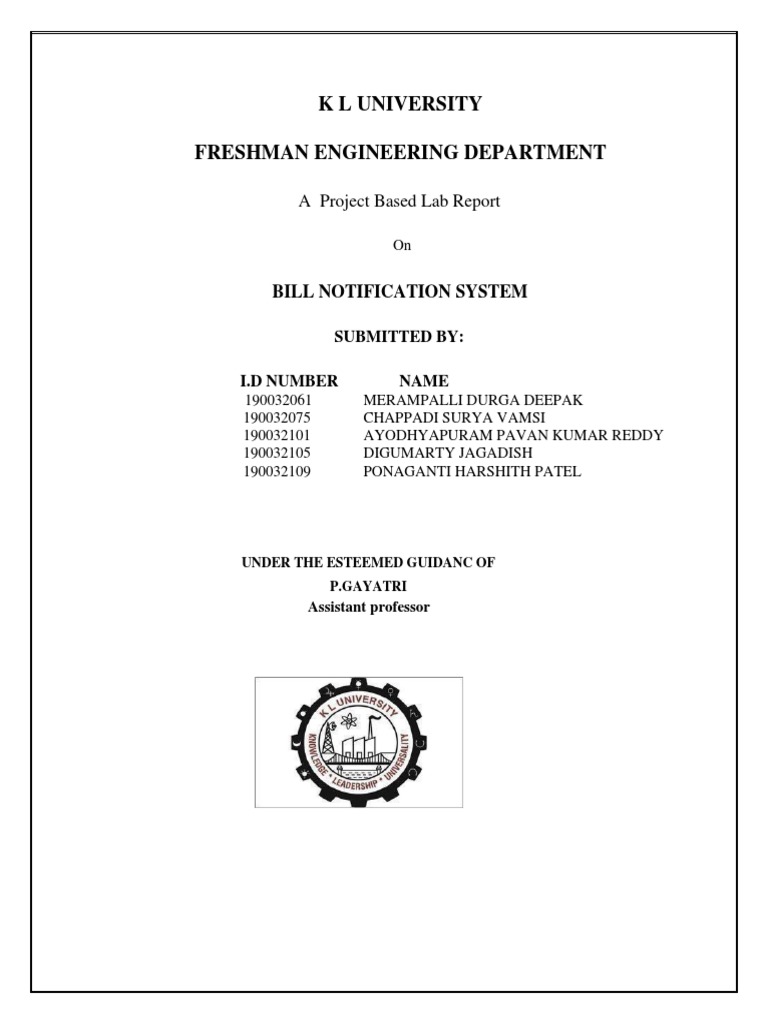 Bill Notification System | Download Free PDF | Software | Java (Programming Language)