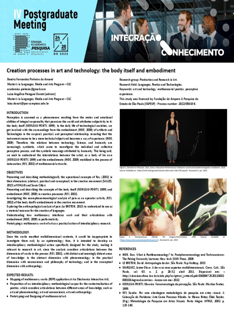 The Body Itself and Embodiment: Understanding Creation Processes in ...