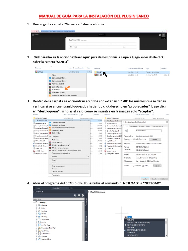 Manual de Guía para La Instalación Del Plugin Saneo | PDF | Software del sistema | Software