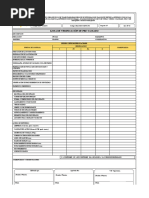 CHECK LIST Liberacion de Colado | PDF | Hormigón | Diseño