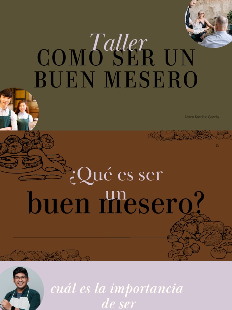 Cómo Ser Buen Mesero | PDF | Salud y bienestar
