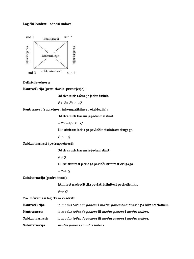 Logički Kvadrat | PDF