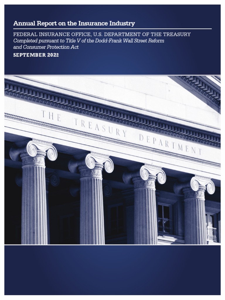 2022 Federal Insurance Office Annual Report On The Insurance Industry ...