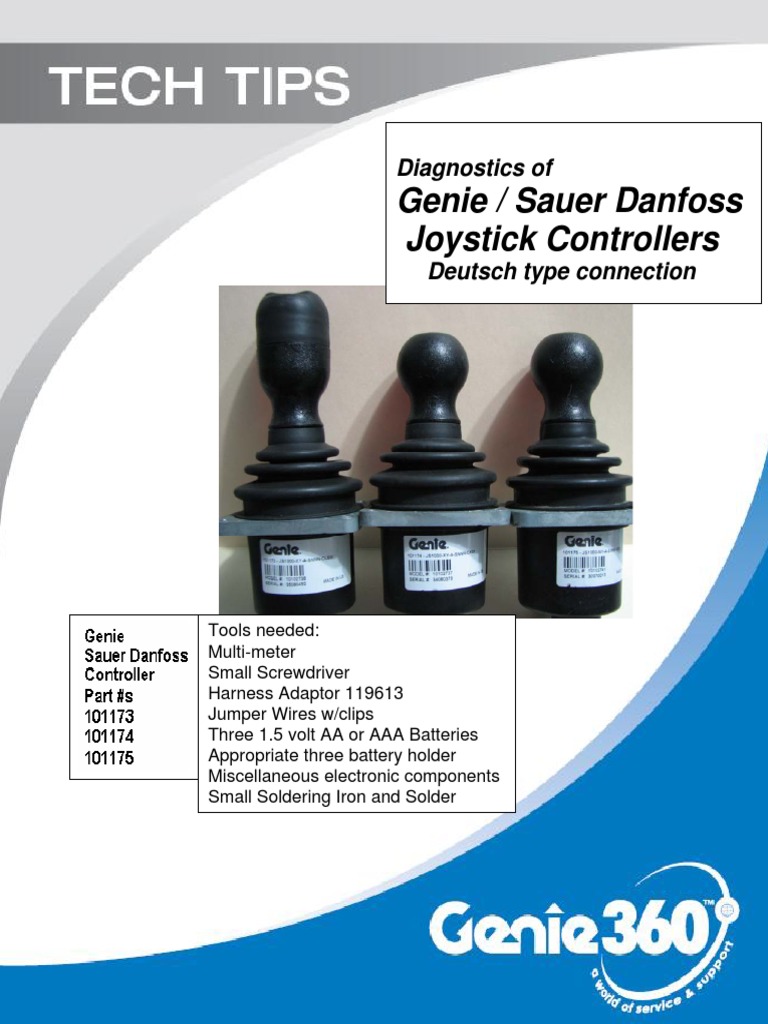 Tech Tip Sauer Danfoss Controller | PDF | Voltage | Electrical Connector