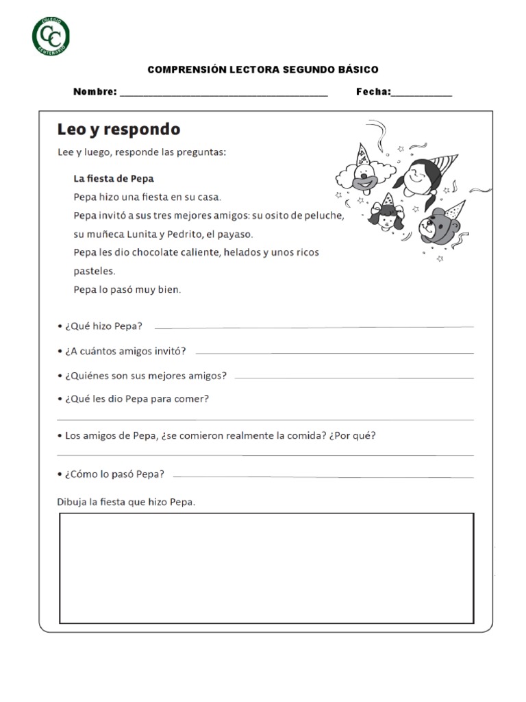Comprensión Lectora Segundo Básico | PDF