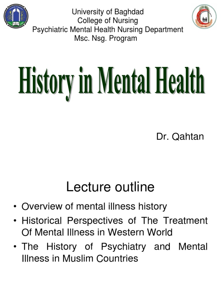 History in Mental Health | PDF