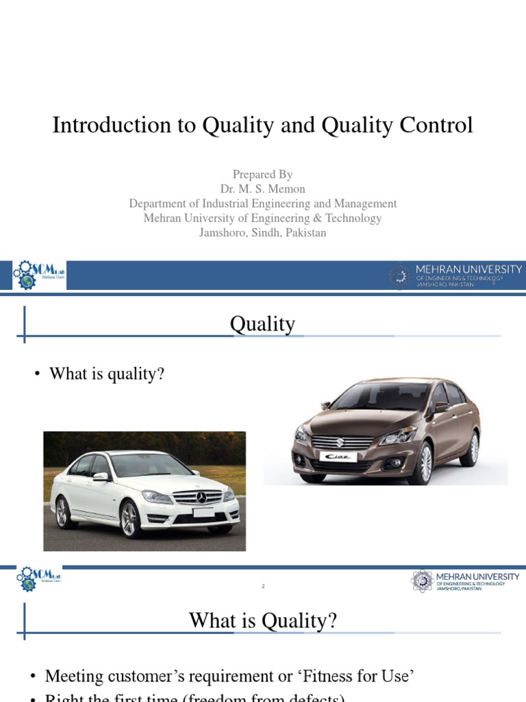 Introduction To Quality | PDF | Reliability Engineering | Cost