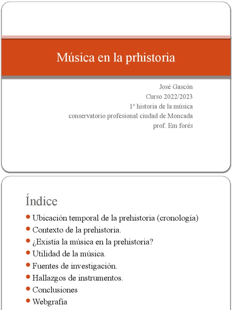 Música y instrumentos en la prehistoria | PDF | Arqueología