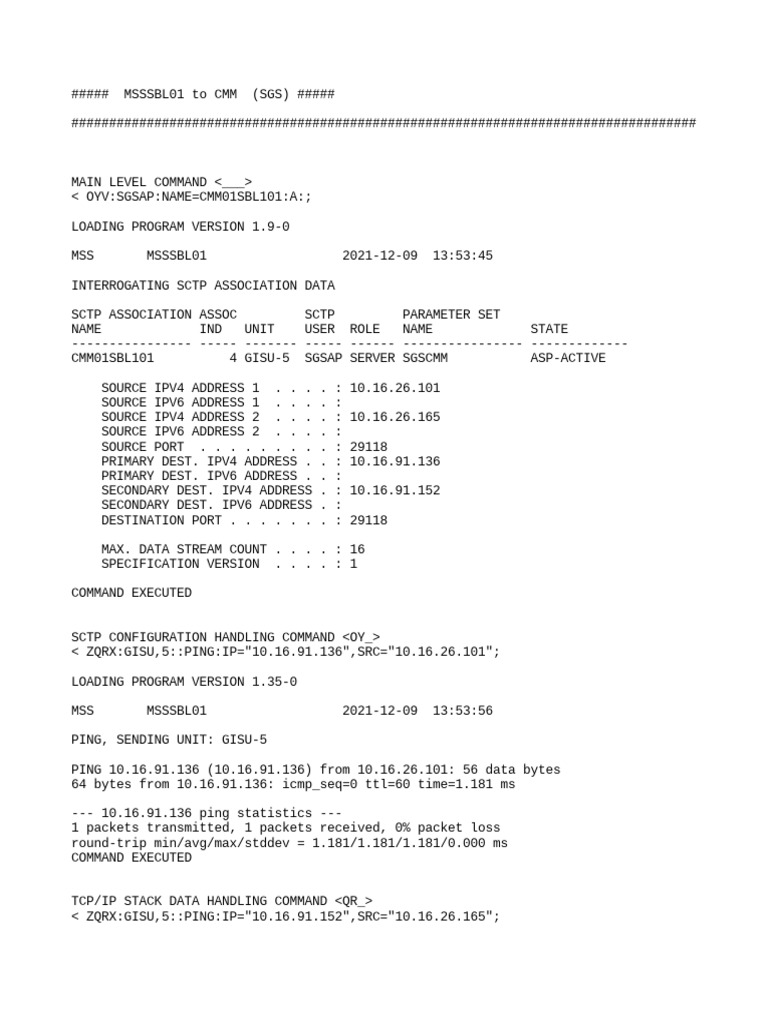 MSSSBL01 To CMM - SGS Interface | PDF | Transmission Control Protocol ...