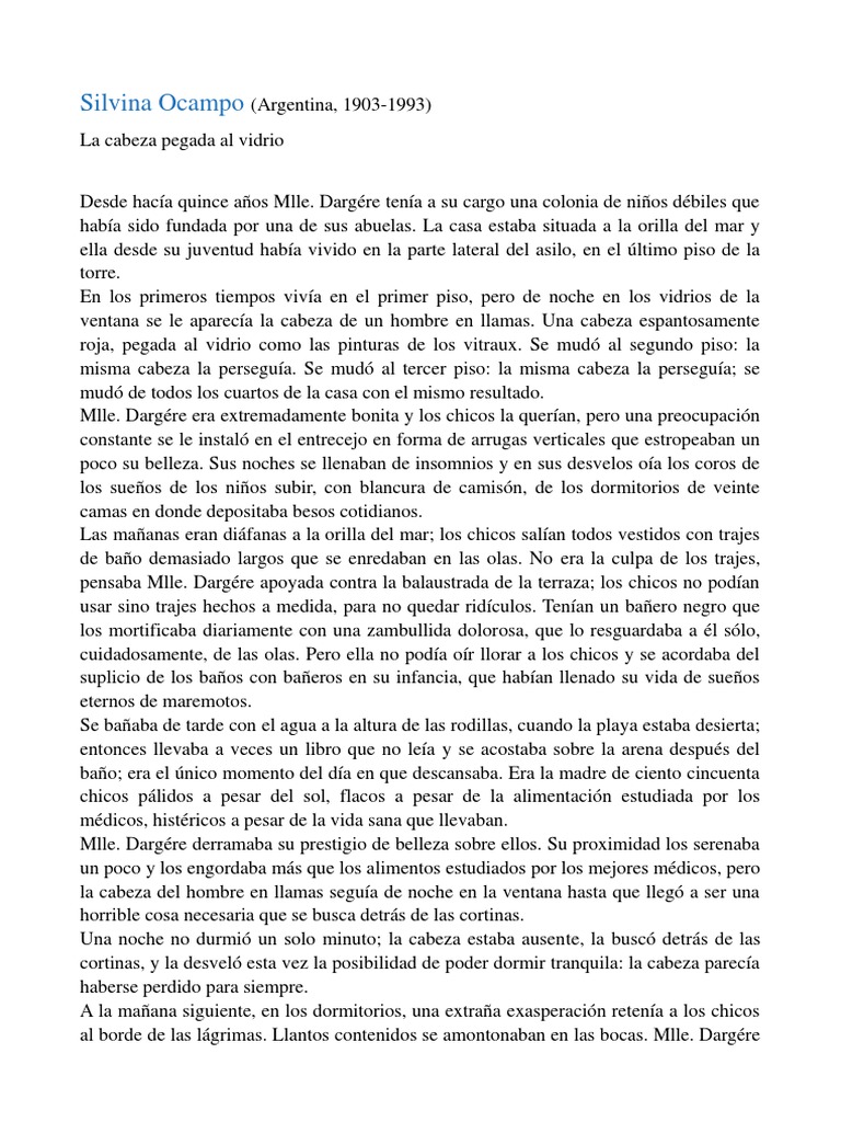 Silvina Ocampo | PDF