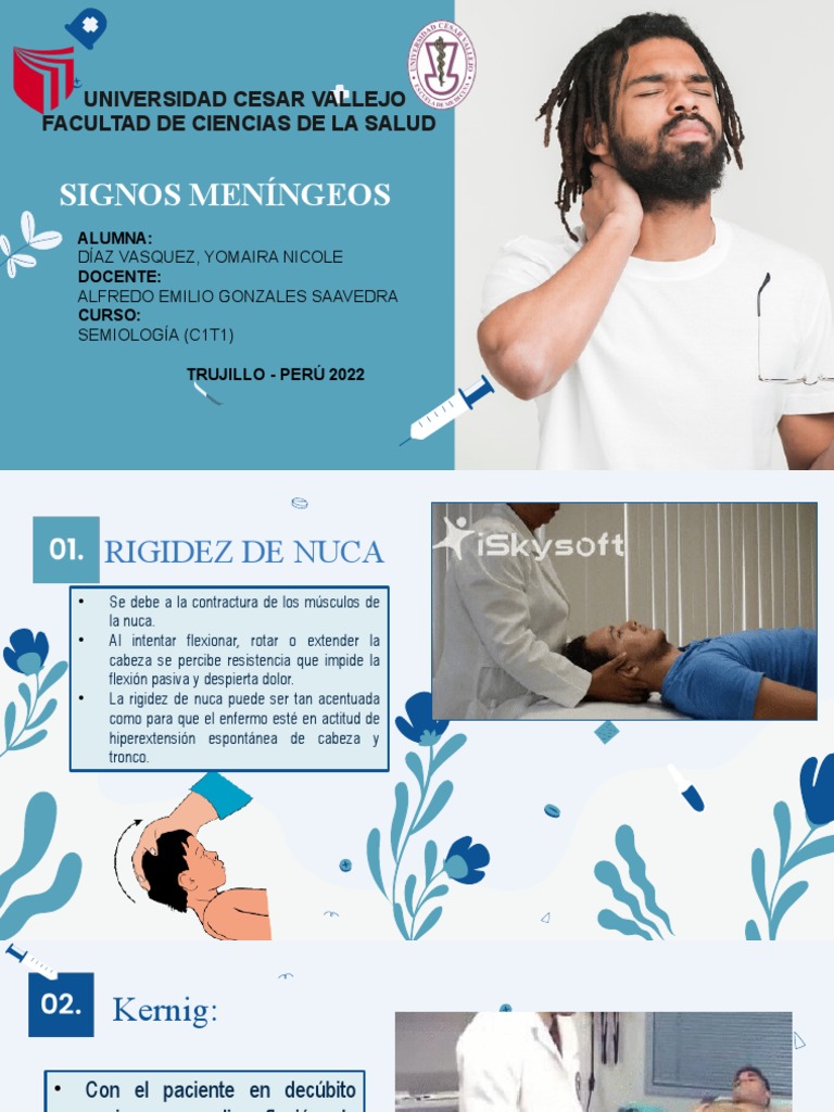 Signos Meningeos en Semiología Médica | PDF | Medicina CLINICA ...