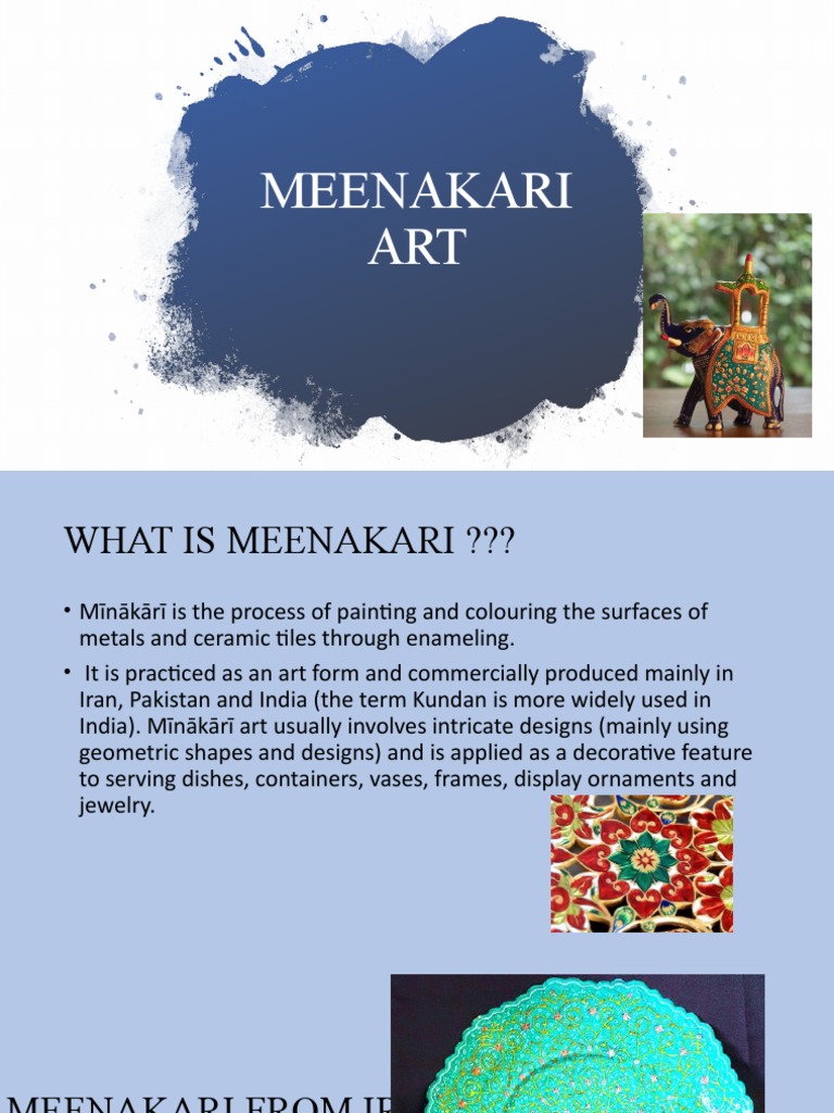 An In-Depth Look at the Intricate Art of Meenakari Enameling | PDF ...