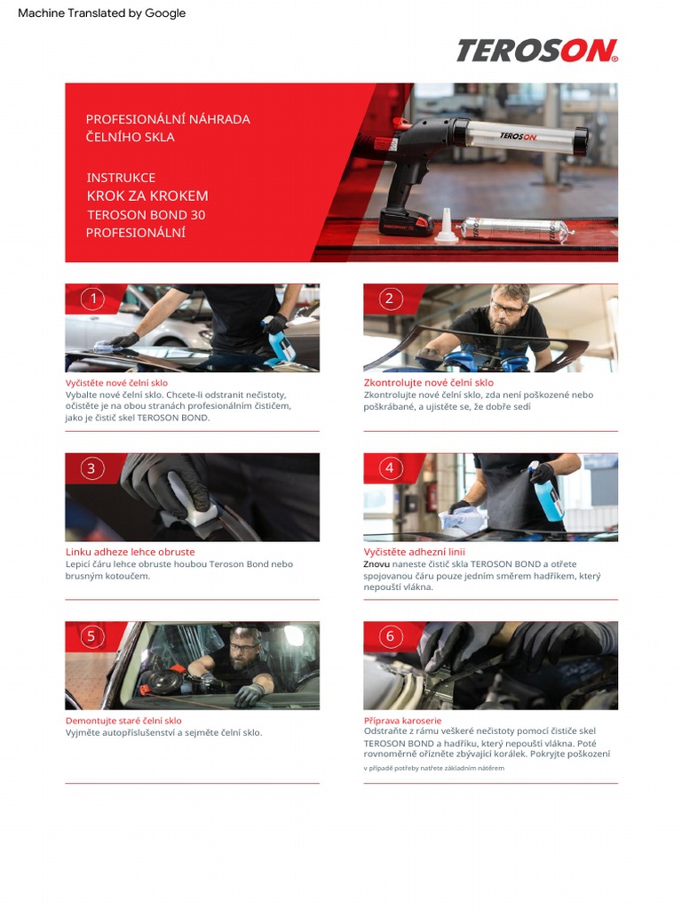 TEROSON Step by Step Flyer BOND 30 | PDF