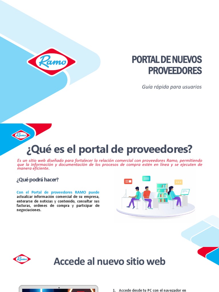Ramo Guia Nuevos Proveedores | PDF | Sitios web | Red mundial