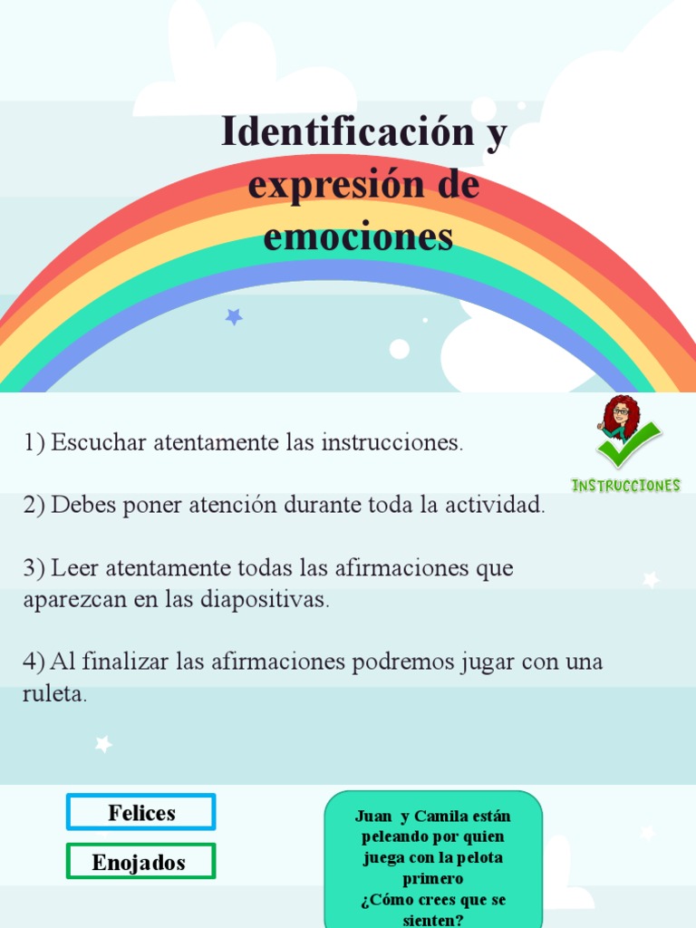 Identificación y Expresión de Emociones Aula de Recursos | PDF | Salud ...
